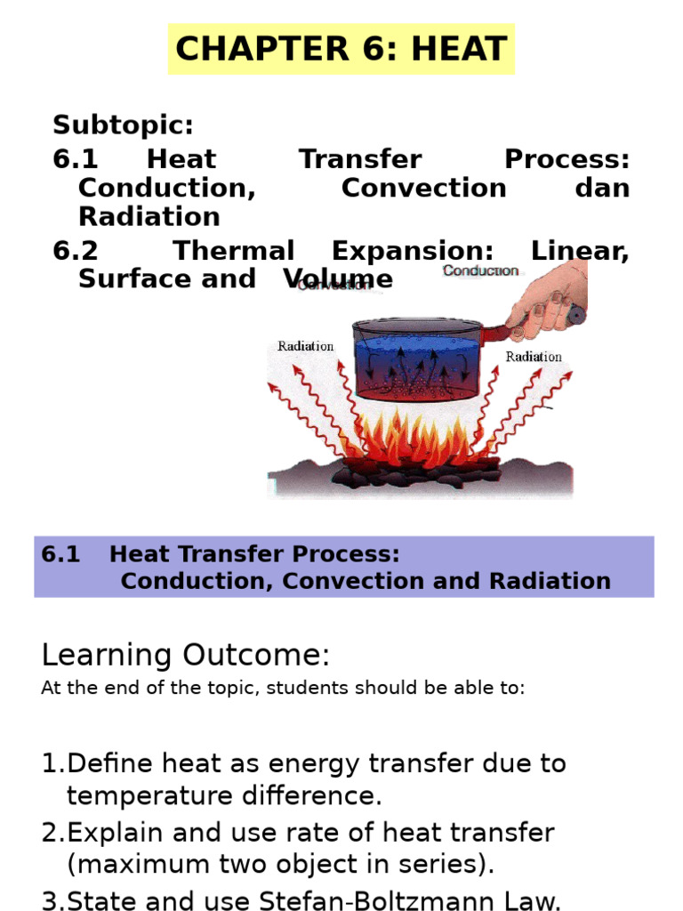 Chapter 6 Heat | PDF | Thermal Expansion | Heat Transfer