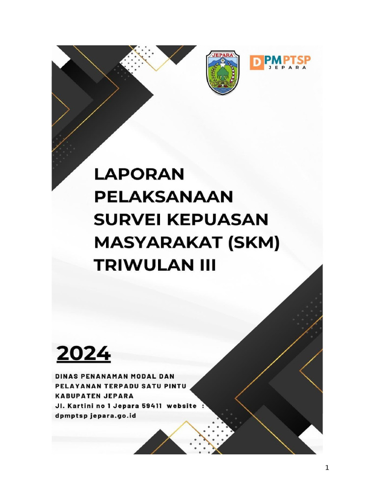 Laporan SKM TW IV 2024 - Contoh | PDF