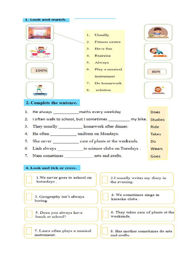Review Unit 3+ 4 | PDF