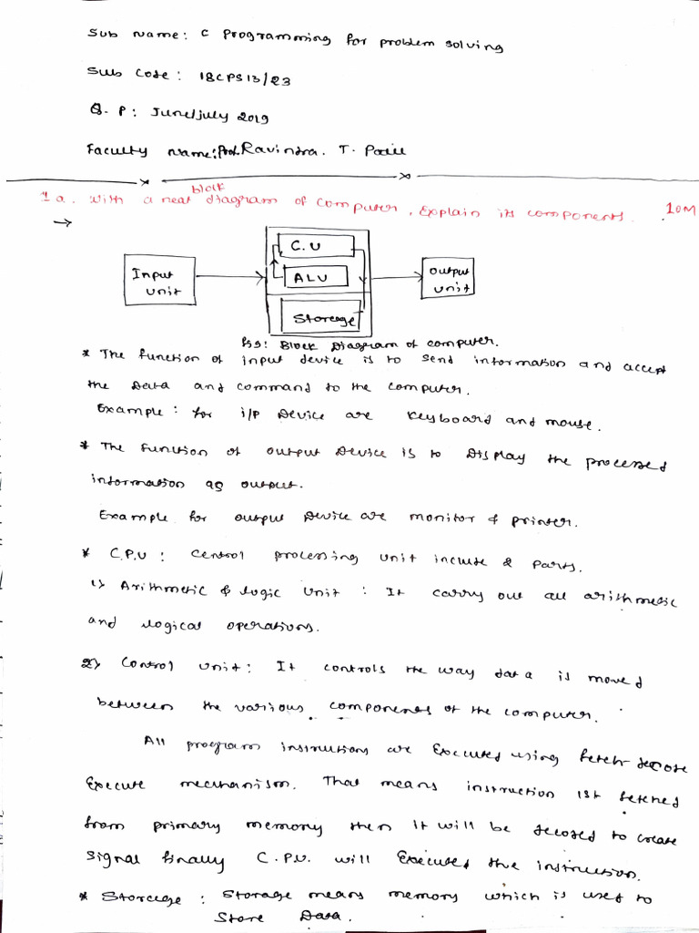 18CPS23 QP Solution | PDF