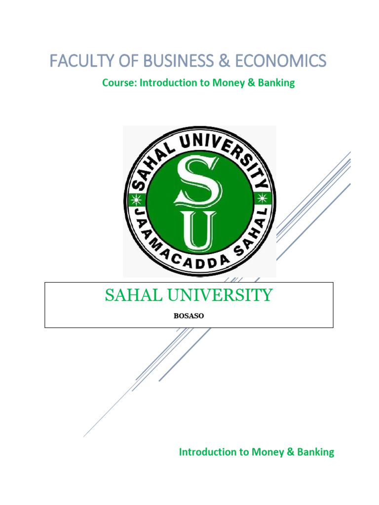 Introduction To Money and Banking - 6 | PDF | Inflation | Money