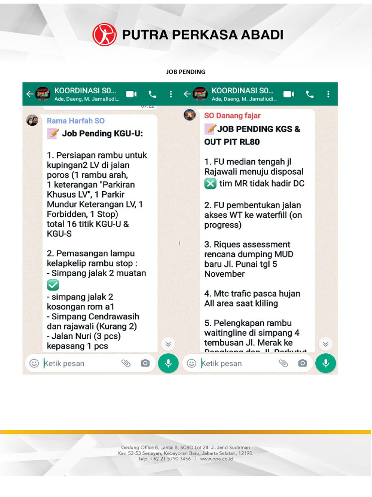 1. Job Pending | PDF