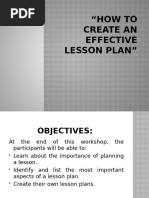 F-WIL Lesson Planning Template | PDF | Learning | Knowledge