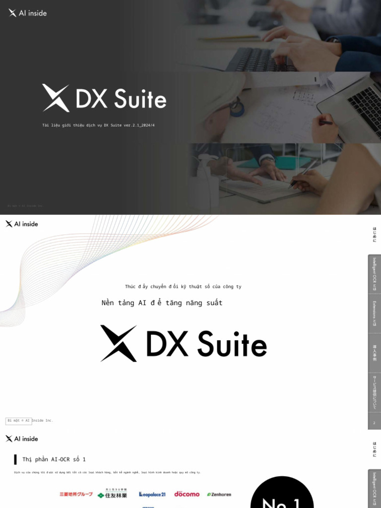DX Suite サービス紹介資料_ver2.1.9 (VNese) | PDF