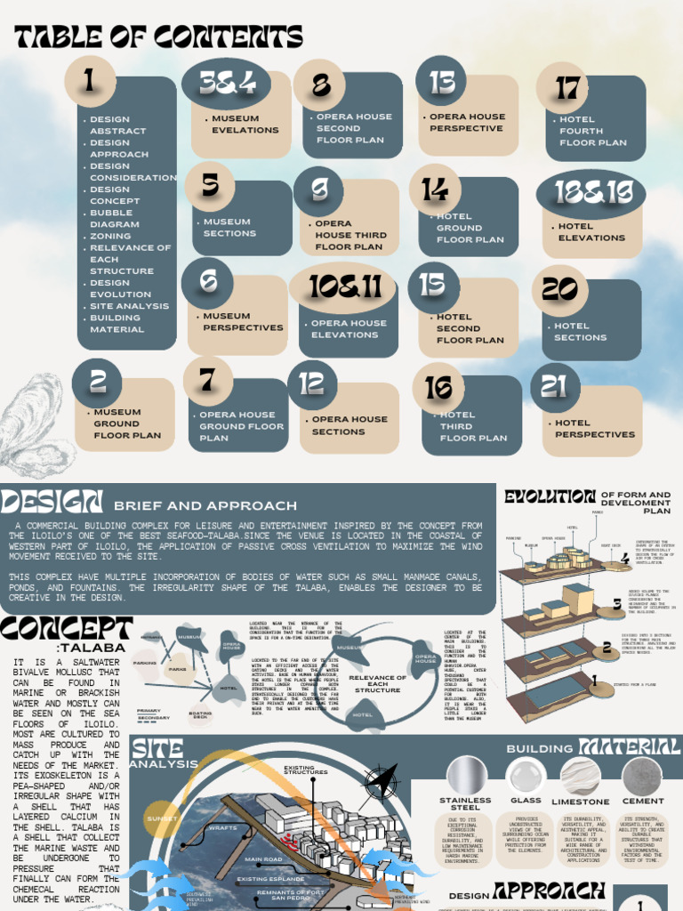 Talaba: Coastal Leisure Complex Design | PDF | Ventilation ...
