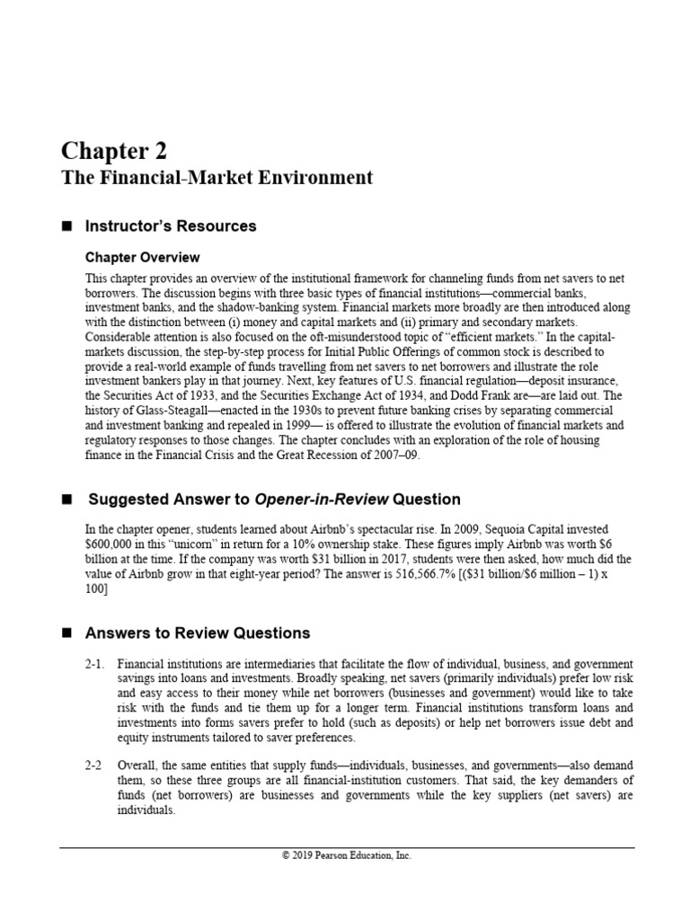 PFM15e IM Chapter02 Final | PDF | Mortgages | Securities (Finance)