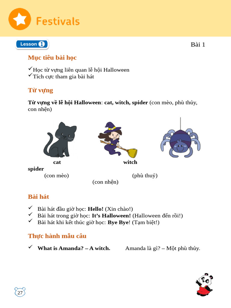 Lv1 - Festivals | PDF