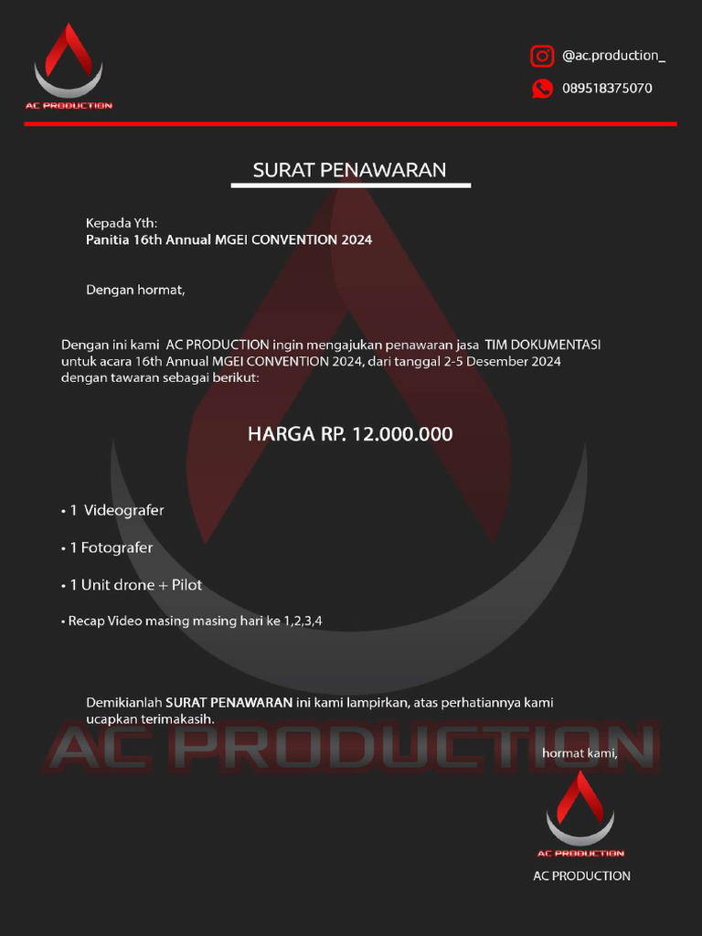 Penawaran Mgei New | PDF