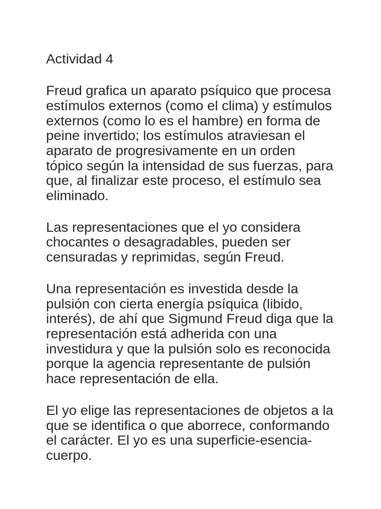 Actividad4 Josue Nahum Fierro Guerrero | PDF | Libido | Mente inconsciente