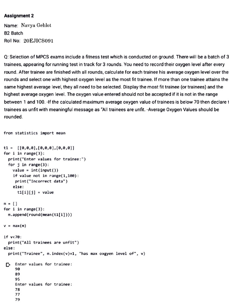 CP Assignment 2 | PDF