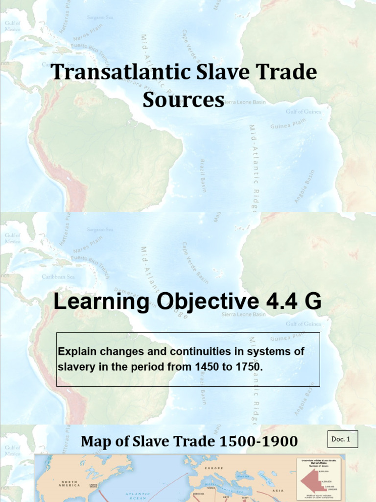 Transatlantic Slave Trade Sources | PDF | Atlantic Slave Trade ...