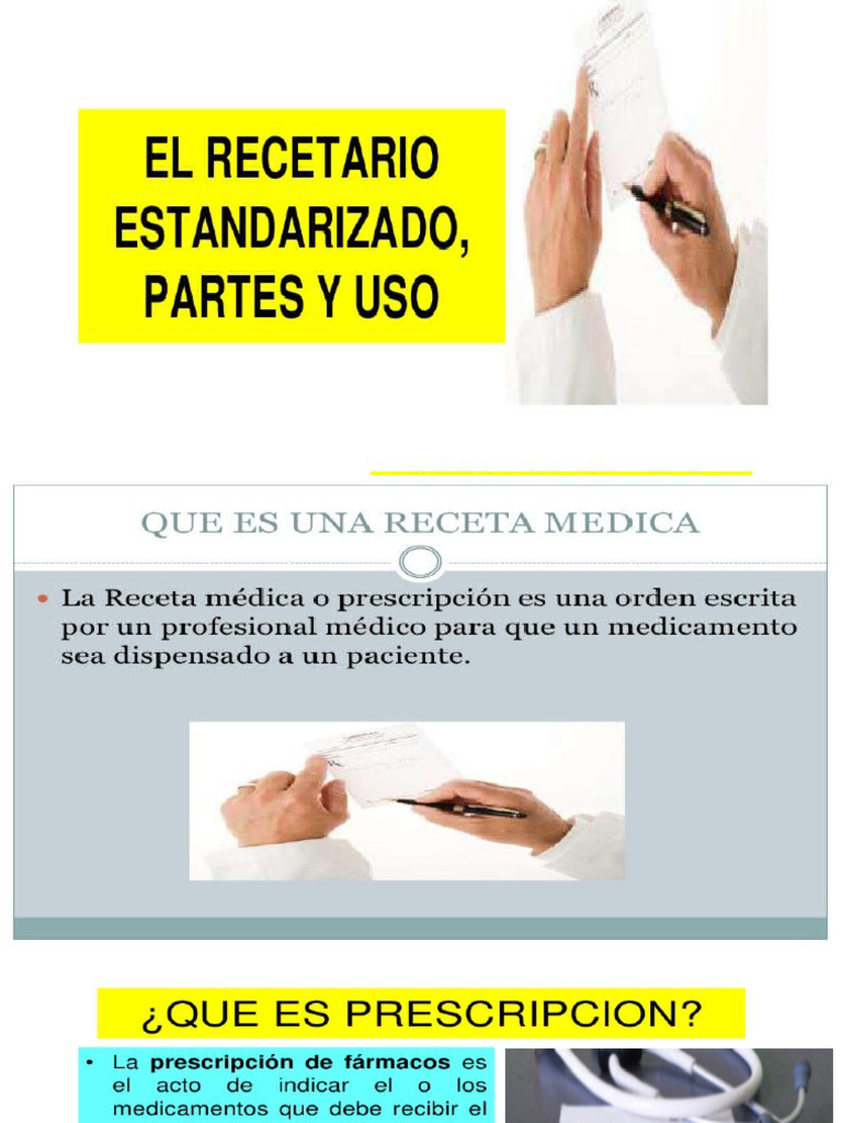 La Receta y Tipos | PDF