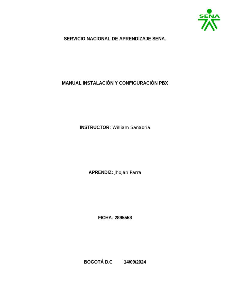 Manual Paso A Paso PBX-2 | PDF | Respuesta de Voz Interactiva | protocolo de Iniciacion de Sesion