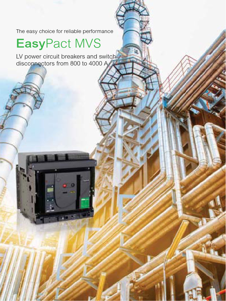 Pact MVS: LV Power Circuit Breakers and Switch Disconnectors From 800 To 4000 A | PDF