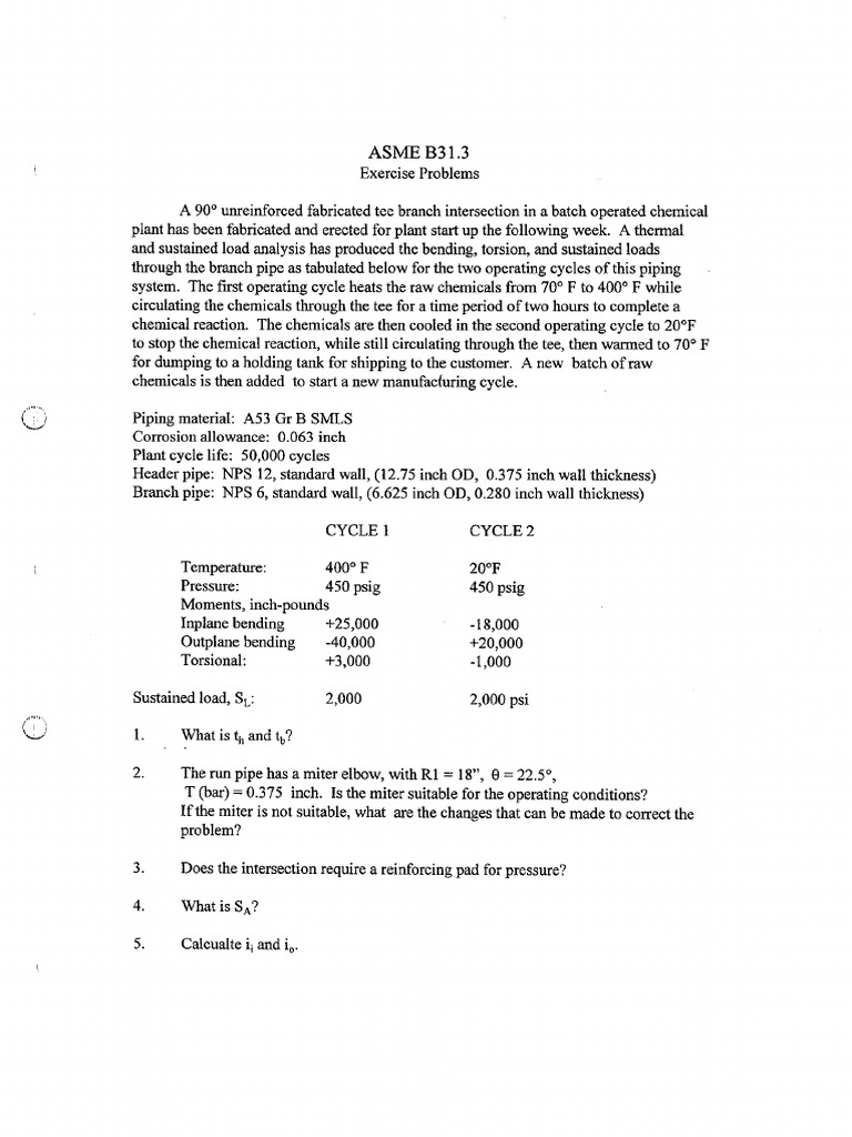 15 Excercise Problems | PDF