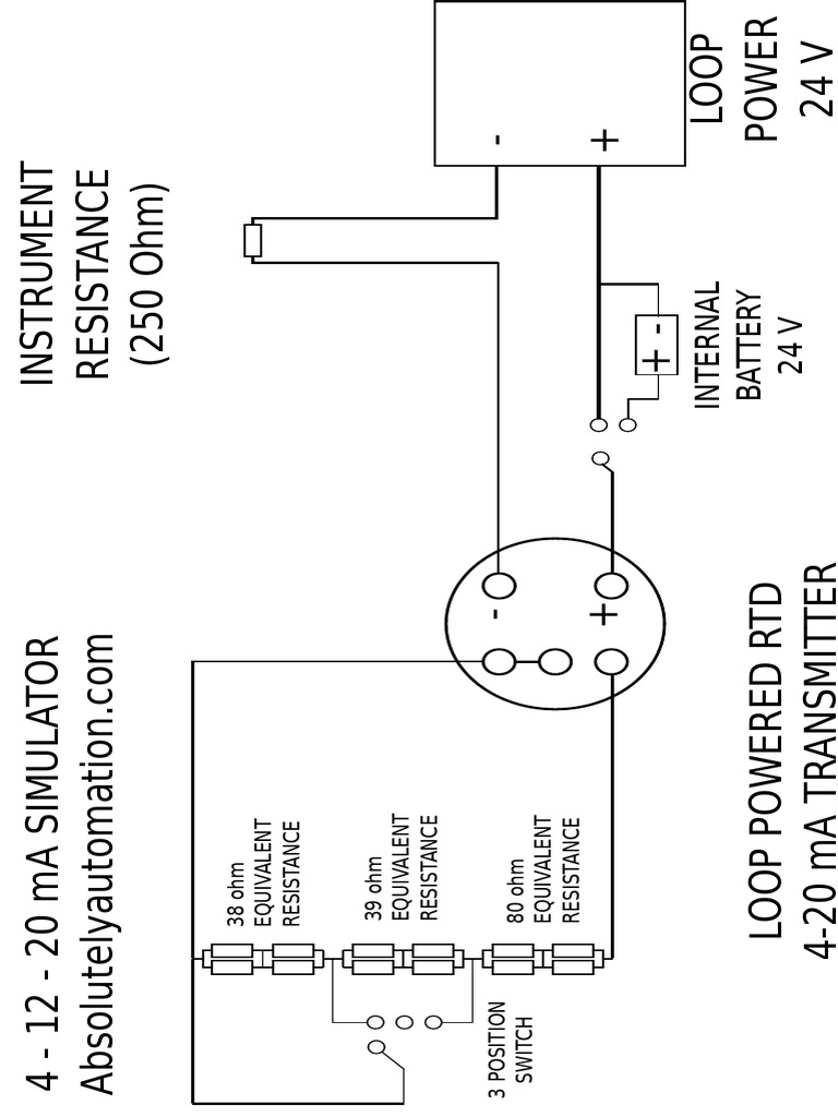 4 20 Ma Current Loop Simulator Using A Pt100 RTD Temperature ...