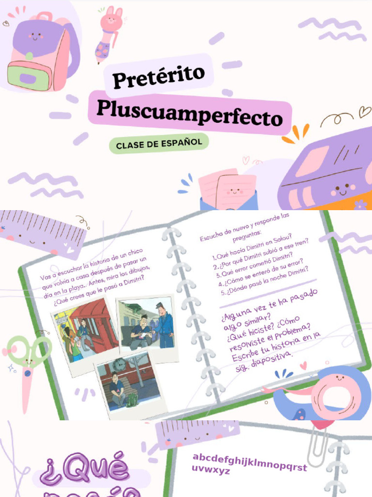 Pretérito Pluscuamperfecto | PDF