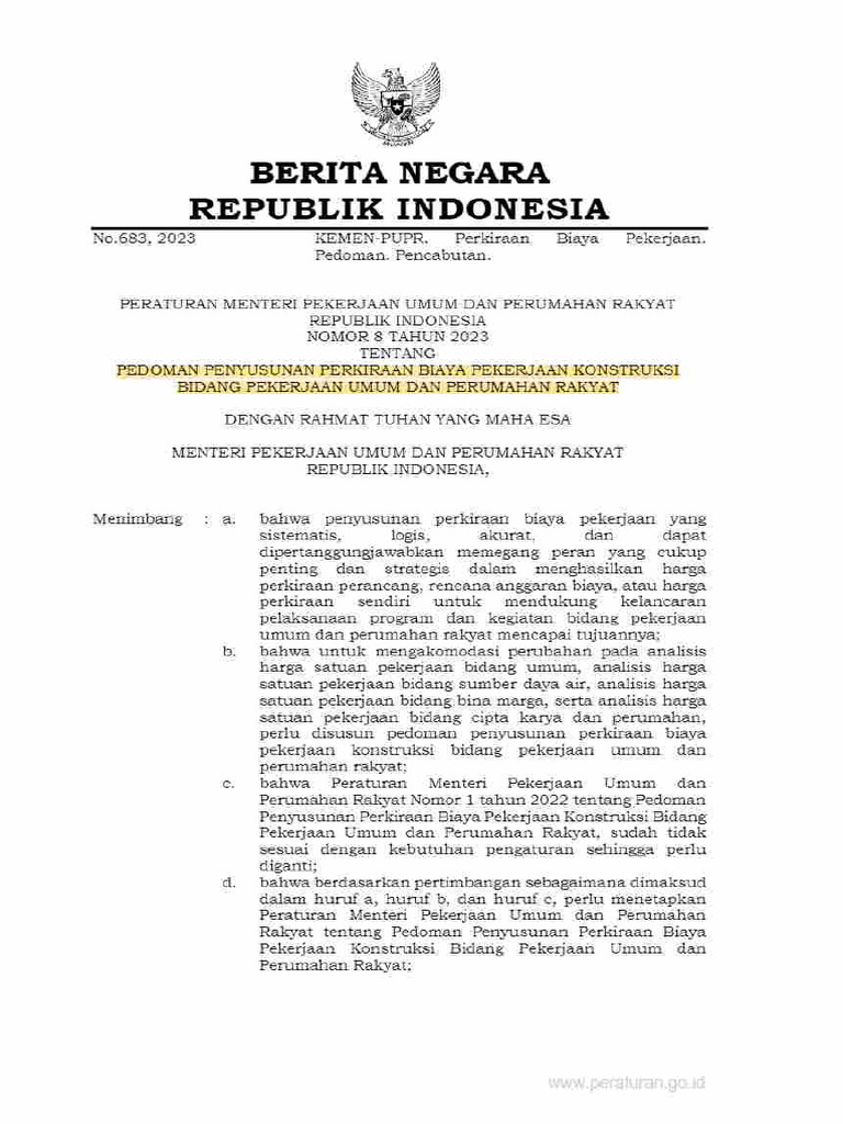 permen-pupr-no-8-tahun-2023_11zon | PDF