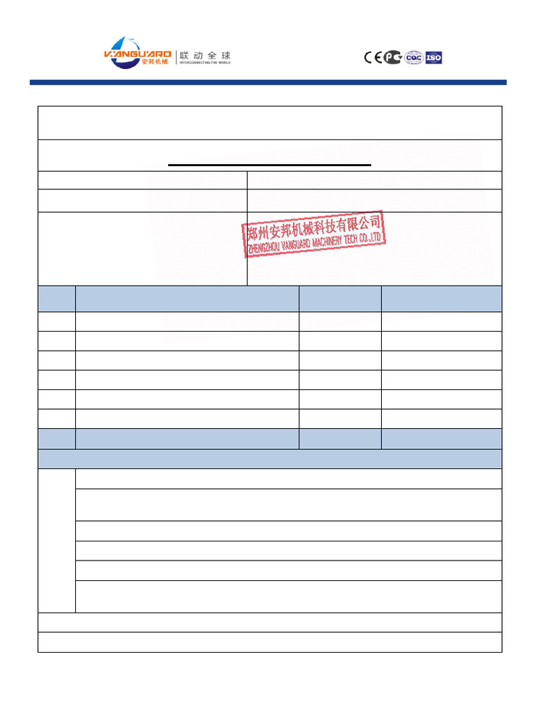 20240729 Vanguard Official Proforma Invoice for 150 200TPH Stationary | PDF