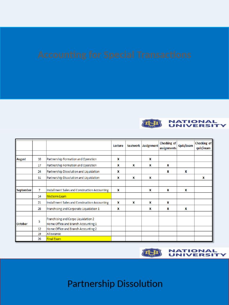 Partnership Dissolution And Admission Guide Pdf Book Value