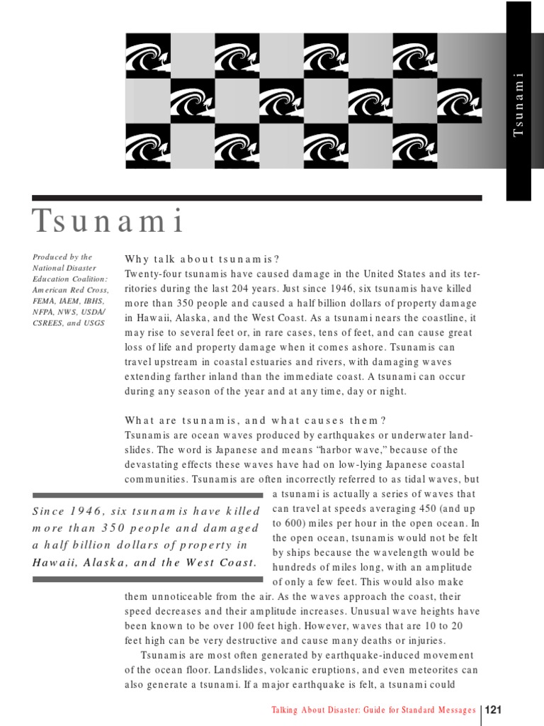 Tsunami: Why Talk About Tsunamis? | PDF | Tsunami | Natural Disasters