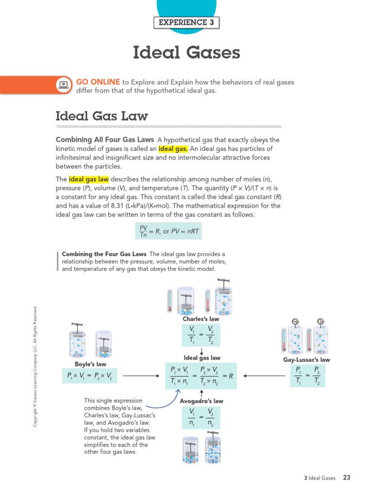 Annotated Experience Notebook_ Ideal Gases 1 | PDF | Gases ... Annotated Experience Notebook_ Ideal Gases 1 | PDF | Gases ...