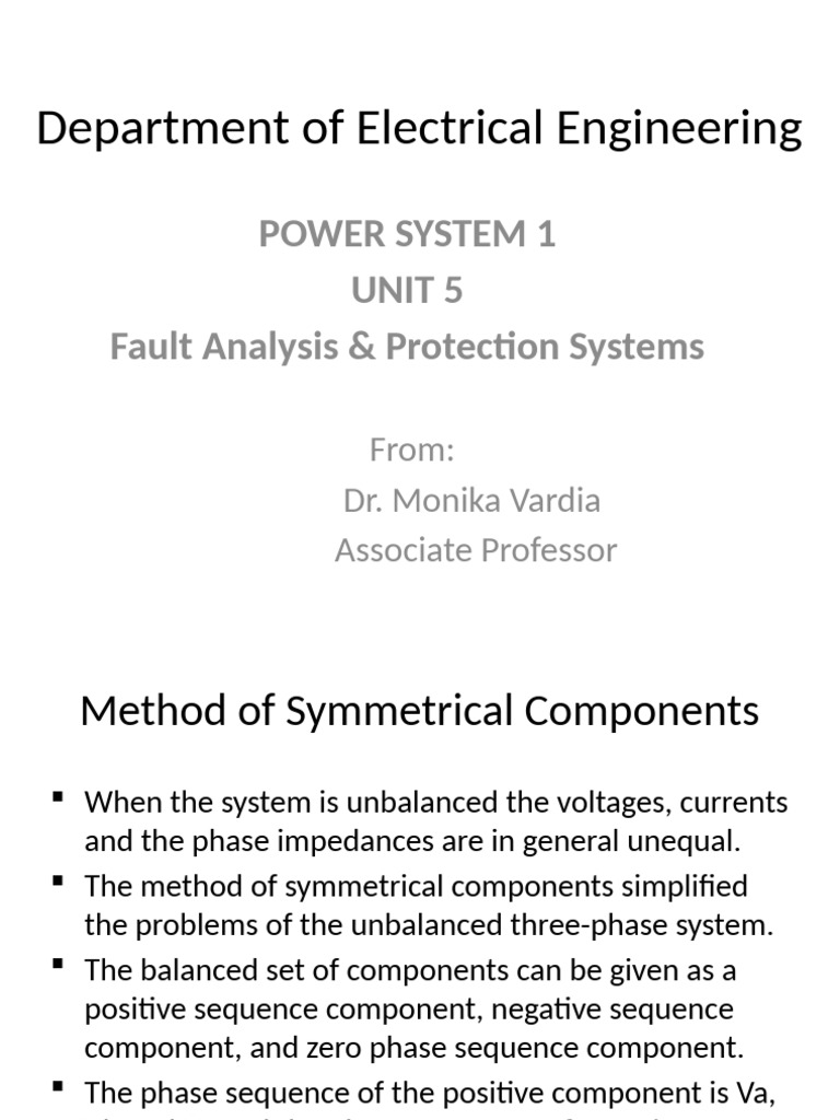 Power System 1 Unit 5 | PDF | Electric Arc | Electricity