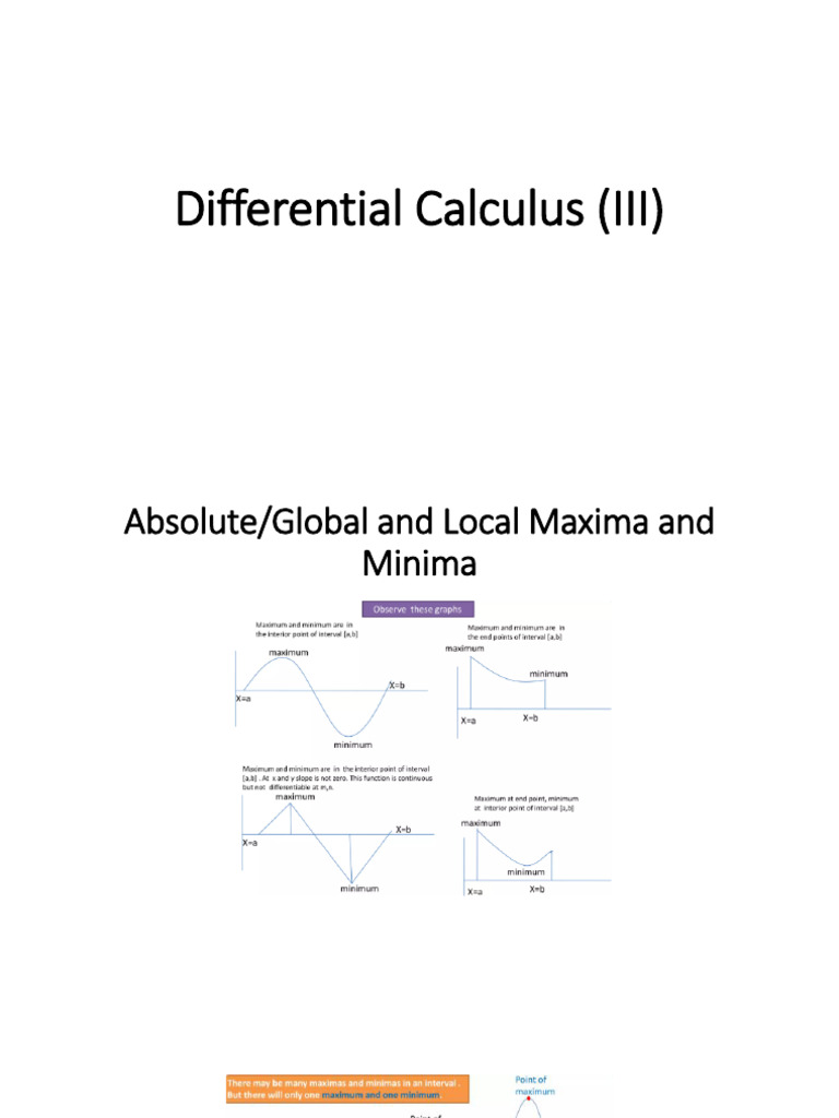 Differential Calculus (III) | PDF