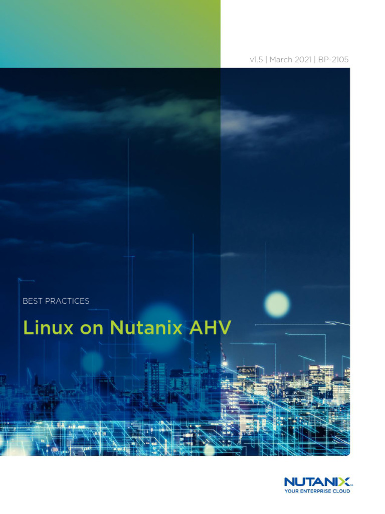bp-linux-nutanix-ahv | PDF | Cloud Computing | File System