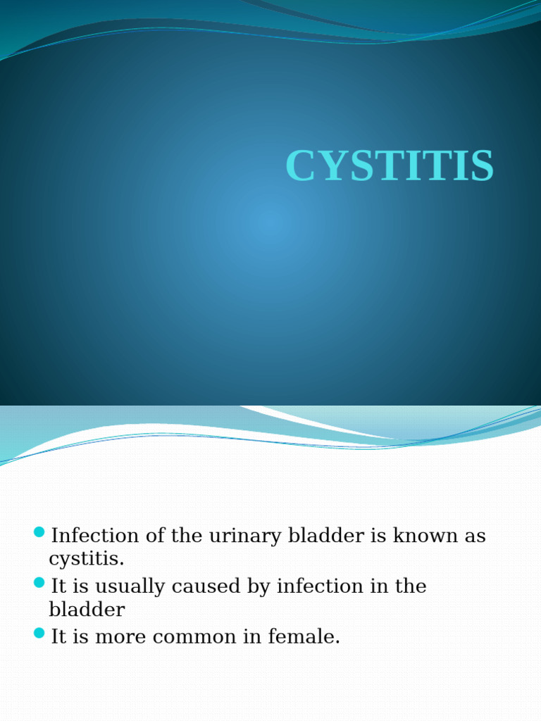 Cystitis | PDF