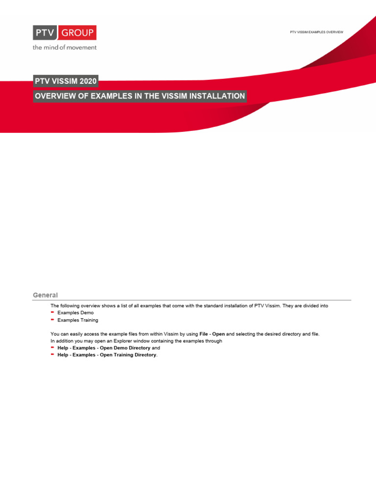 Examples Overview | PDF | Component Object Model | Traffic