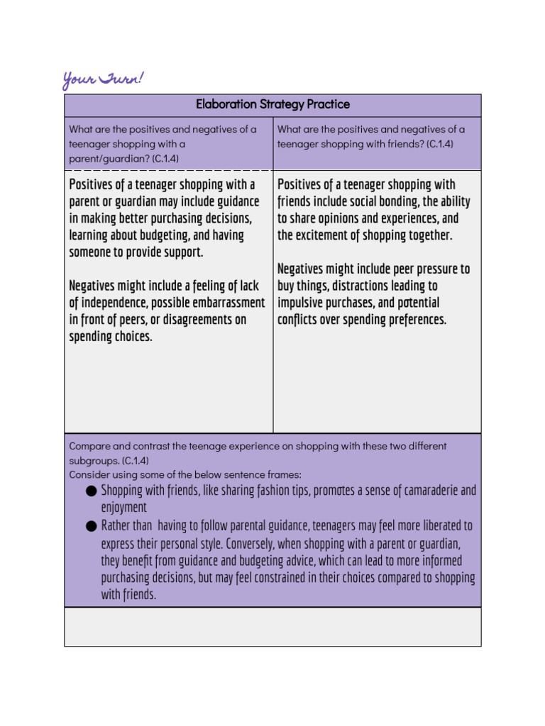 Hans-Merly Privert - Persepolis - Compare & Contrast | PDF