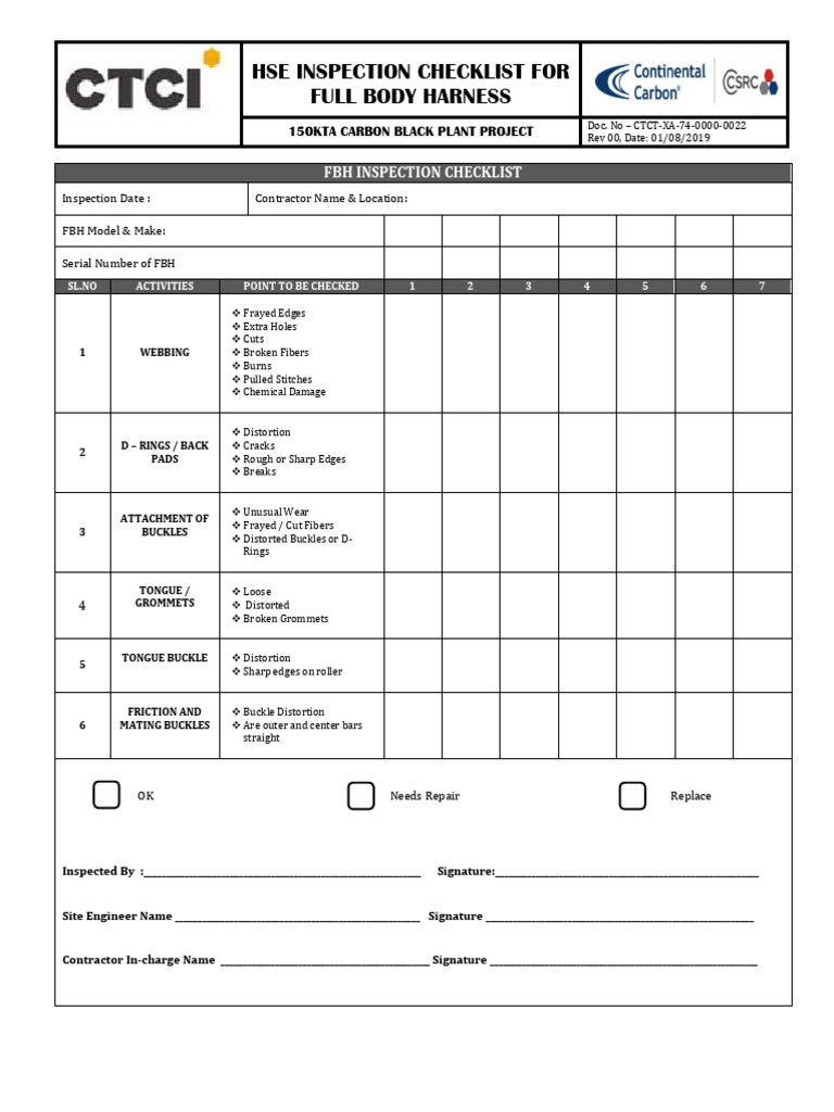 FBH Inspection | PDF
