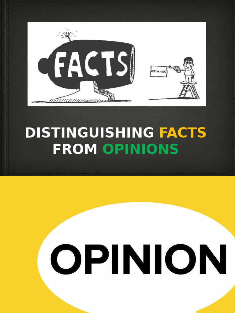 LCC112 Facts VS Opinions | PDF | Elephant | Bias