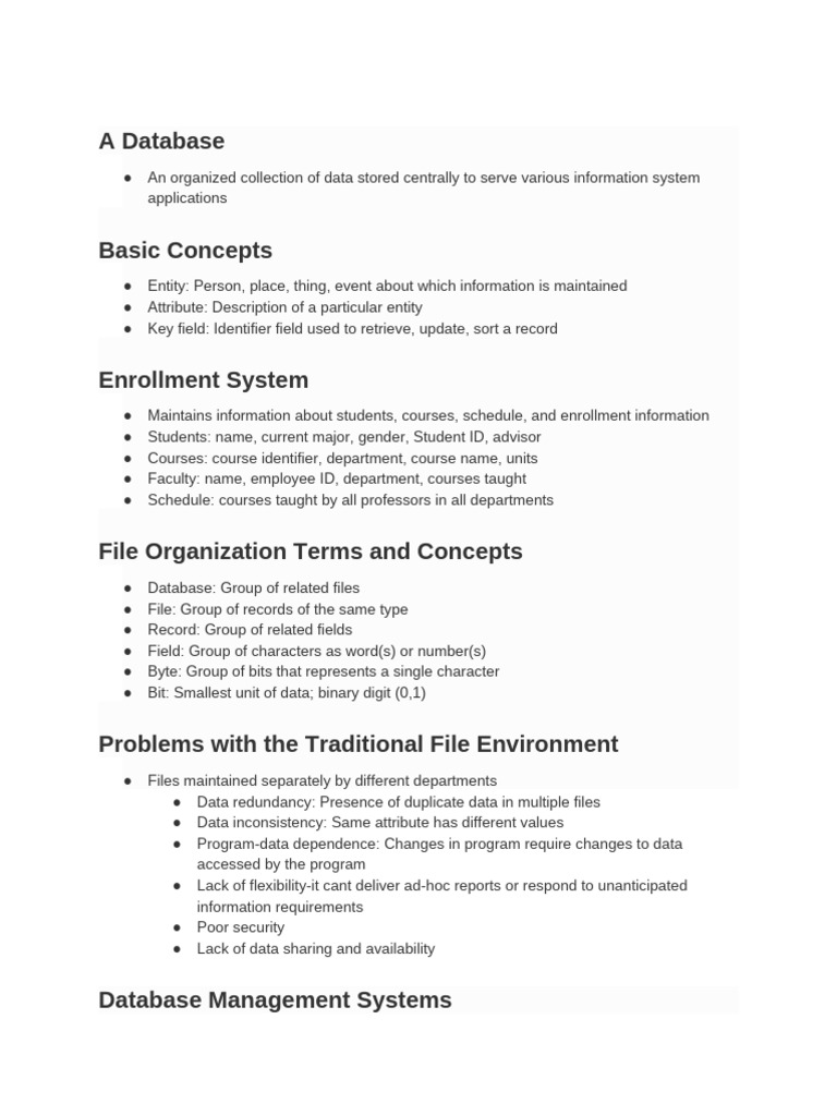 Chapter 5 ITM100 | PDF | Databases | Relational Model