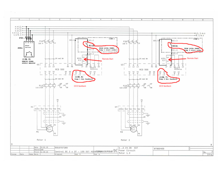 Electrical Drawing For The Soft Starter | PDF