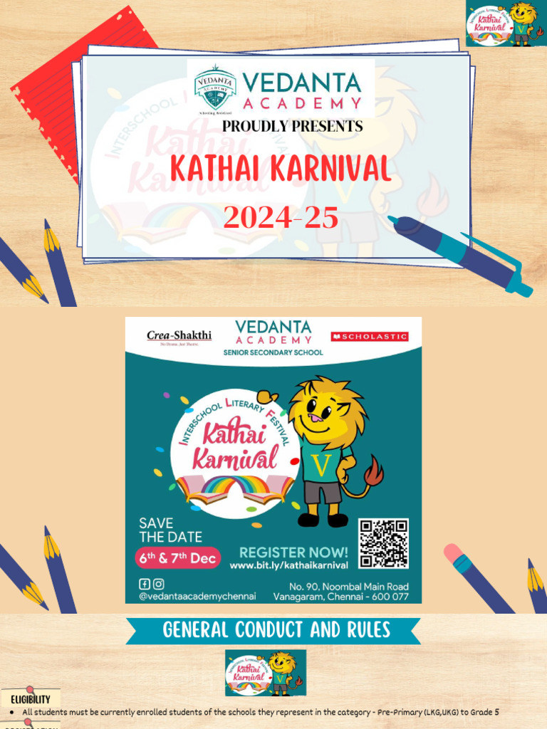 Kathai Karnival Brochure | PDF | Poetry