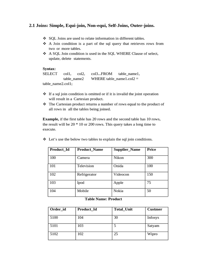Joins Pdf Sql Information Retrieval