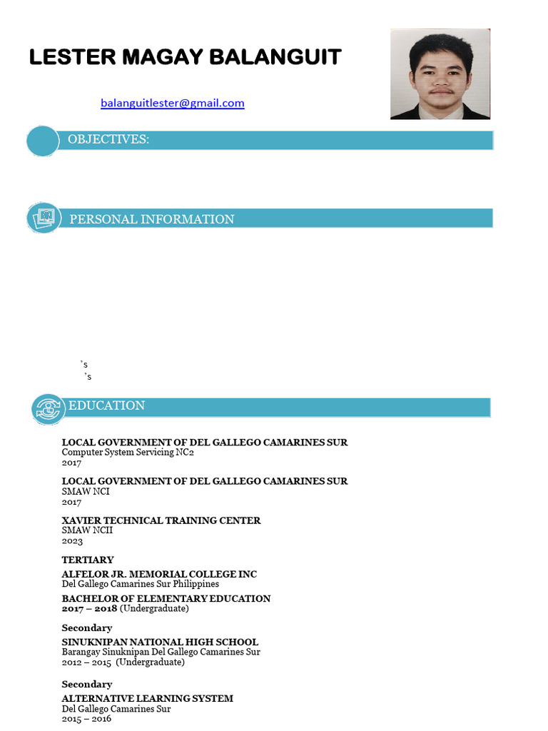 Lester Magay Balanguit | PDF