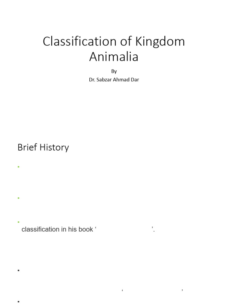 Animal classification pdf | PDF