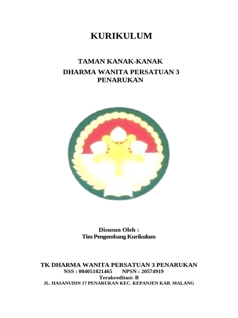 Contoh Cover KSP 2024/2025 | PDF