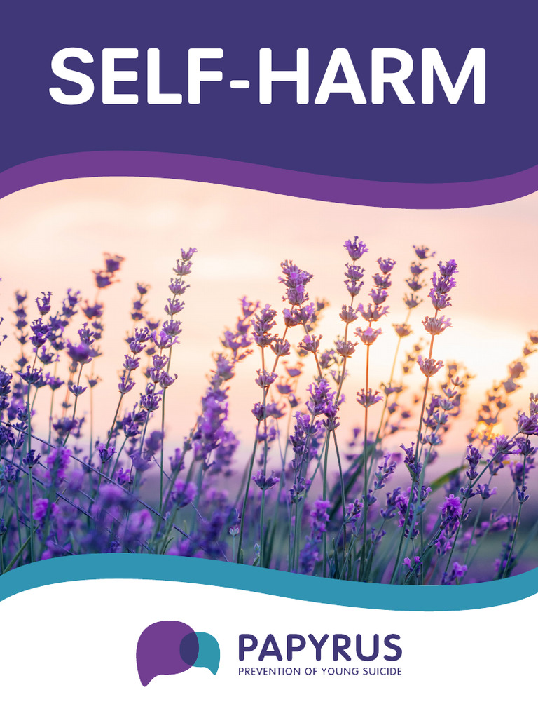 Self Harm A5 Booklet English 2024 | PDF | Self Harm | Psychological ...
