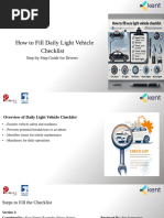 Van/LGV Driver Walk-Around Checklist | PDF | Vehicles | Truck