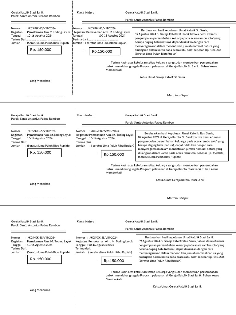 Gereja Katolik Stasi Pa | PDF