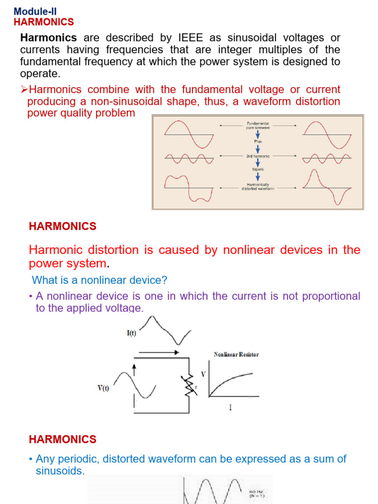 Lec3 PQ | PDF | Electric Motor | Distortion