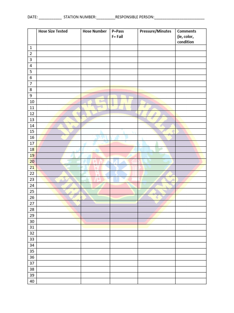 Annual Supply Hose Testing Protocol | PDF | Pump | Leak