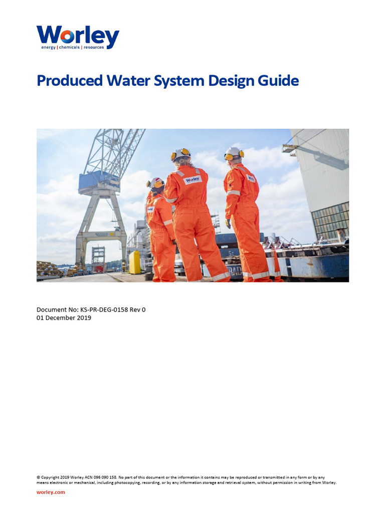 KS-PR-DeG-0158 Produced Water System Design Guide | PDF | Water | Pump