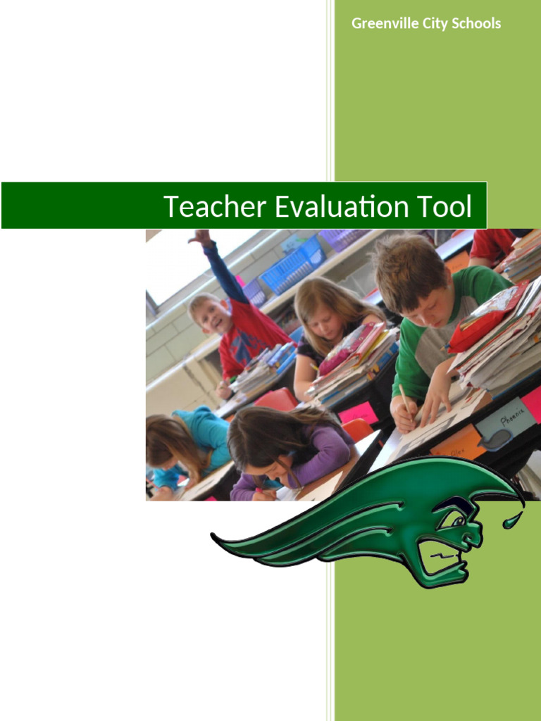 Teacher Evaluation Tool | PDF | Educational Assessment | Teachers