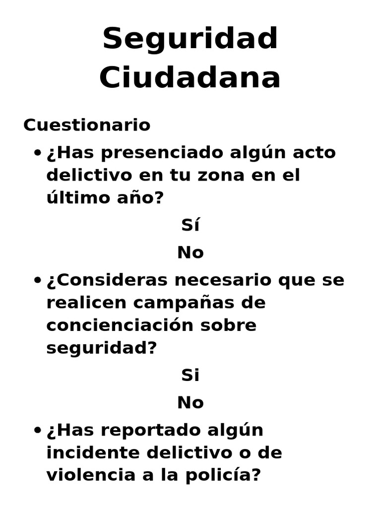 Preguntas Cuestionario | PDF