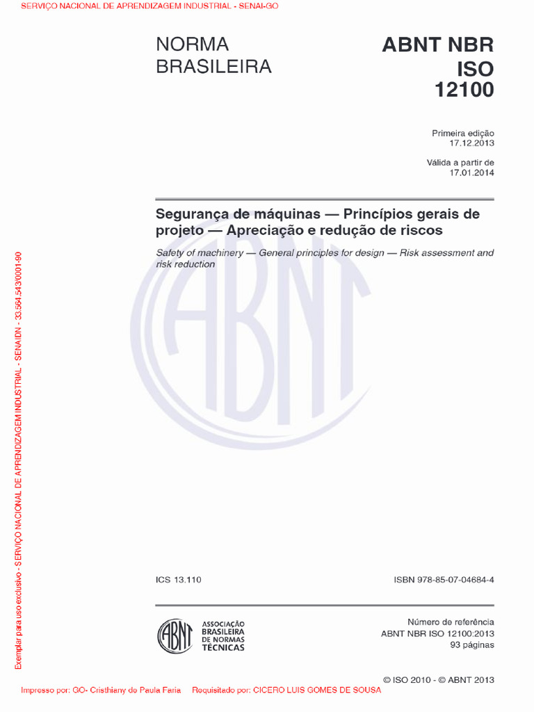 Abnt NBR 12100 | PDF